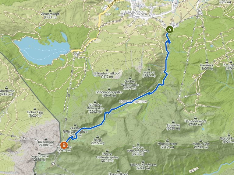 Von Hammersbach zur Zugspitze | Bergtour | Komoot